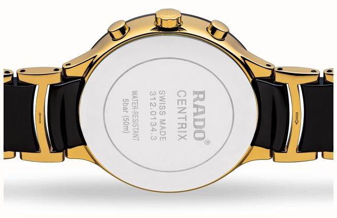 RADO Centrix Chronograph (40mm) Black Dial / Black High-Tech Ceramic ...
