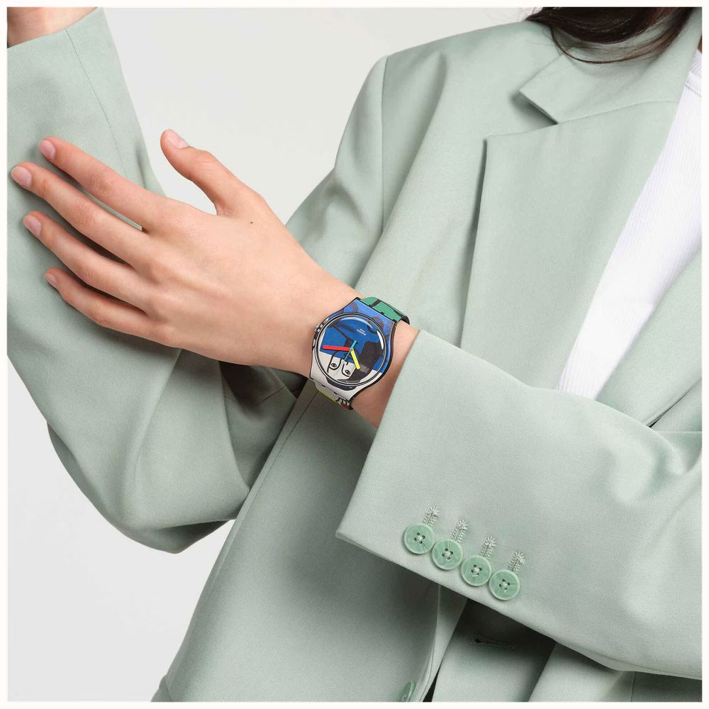 Swatch X Tate - LEGER'S TWO WOMEN HOLDING FLOWERS - Swatch Art Journey ...