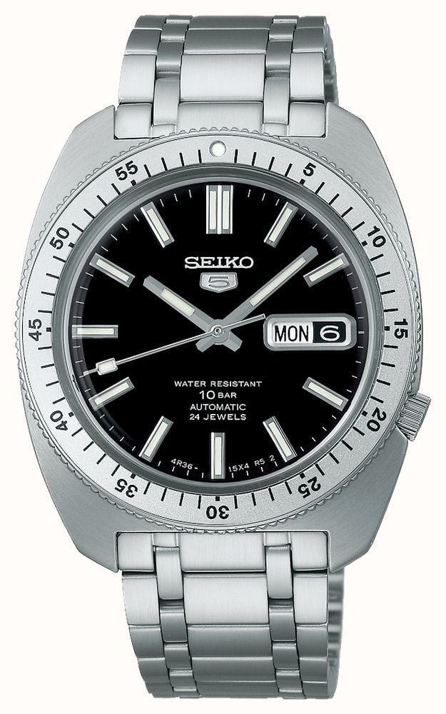 Seiko 5 Sports ‘Gene Kranz’ Recreation Limited Edition (38.2mm) Black Dial / SRPL93K1 - First ...