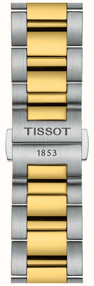 Tissot PR 100 Chronograph (40mm) Silver Sunray Dial / Two-Tone ...