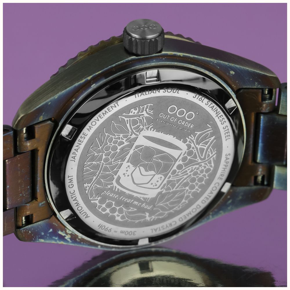 Out Of Order Dark Violet Automatic GMT (40mm) Purple Dial / Ultra ...