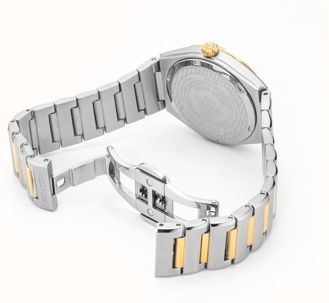 Roamer Women's EOS Classic (34mm) Mother-of-Pearl Dial / Two-Tone ...