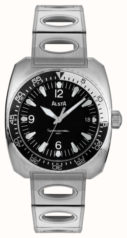 Alsta Superautomatic 2025 (38mm) Black Dial / Stainless Steel Porthole ...