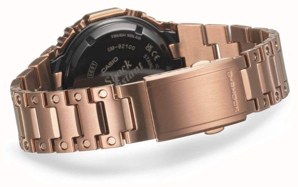 Casio G-Shock Bluetooth Full Metal 2100 Series Bronze Toned Watch GM ...