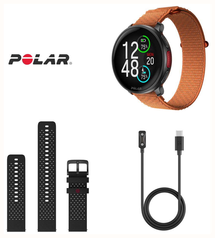 Polar Vantage V3 Premium Multisport Watch (47mm) Black / Hook And Loop ...