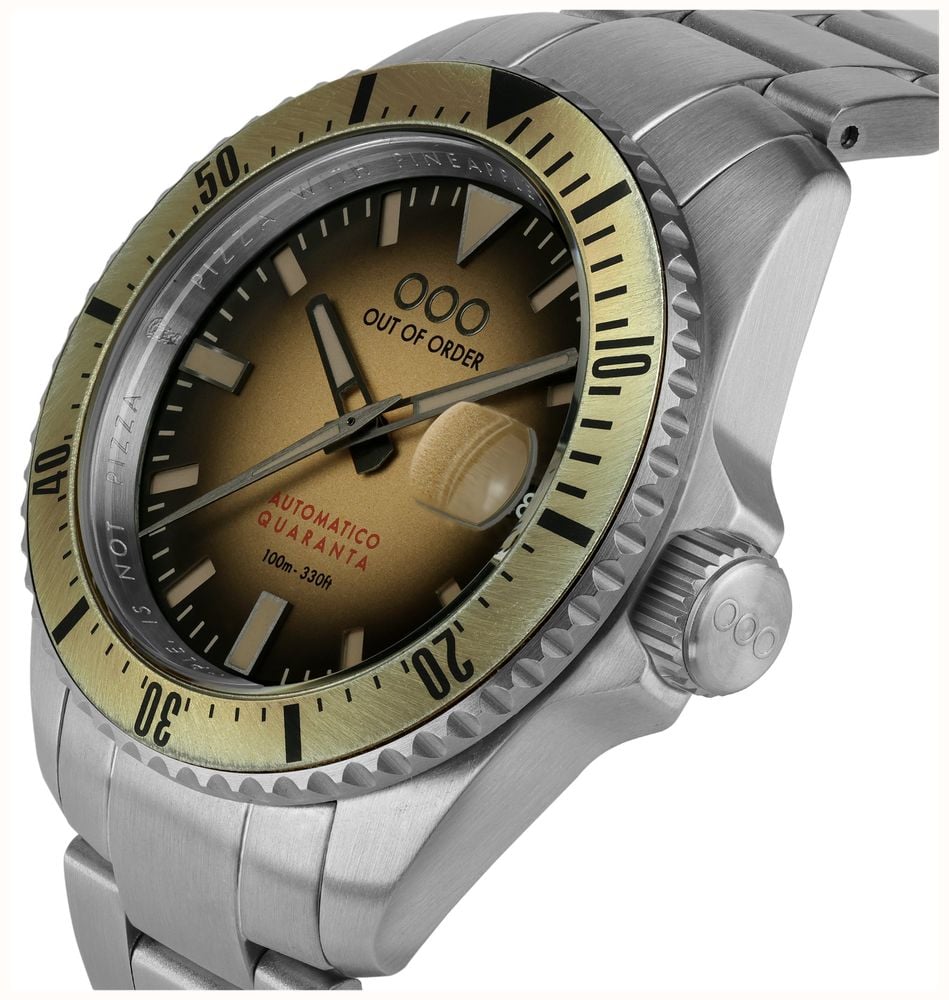 Out Of Order SAND AUTOMATICO QUARANTA (40mm) Sunburnt Sand Dial / Ultra ...