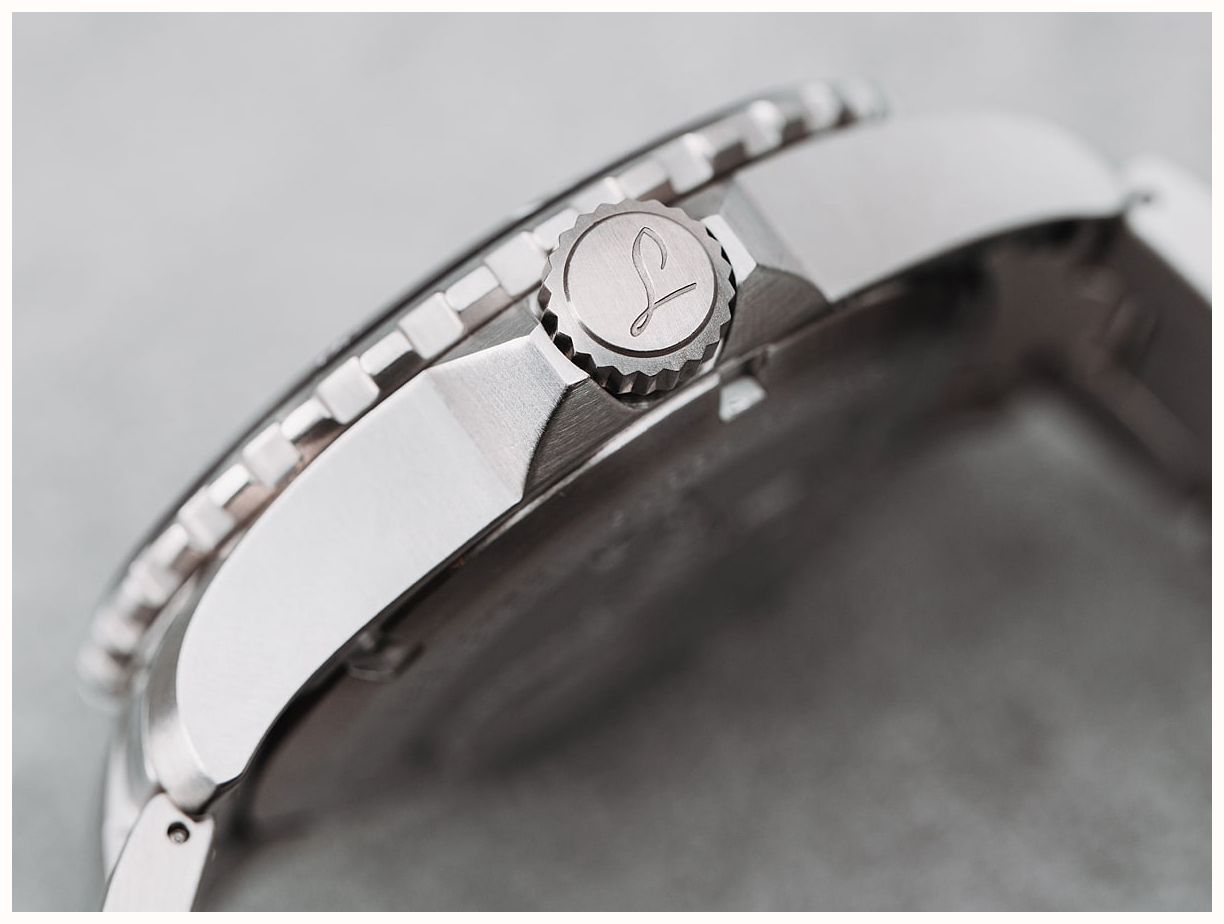 Laco Atlantik Automatic (39mm) Black & Blue Dial / Stainless Steel ...