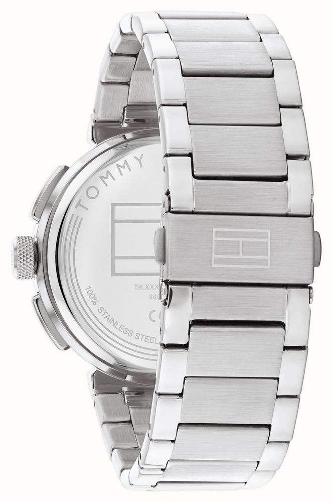 Tommy Hilfiger Men's Lorenzo (44mm) Green Dial / Stainless Steel ...