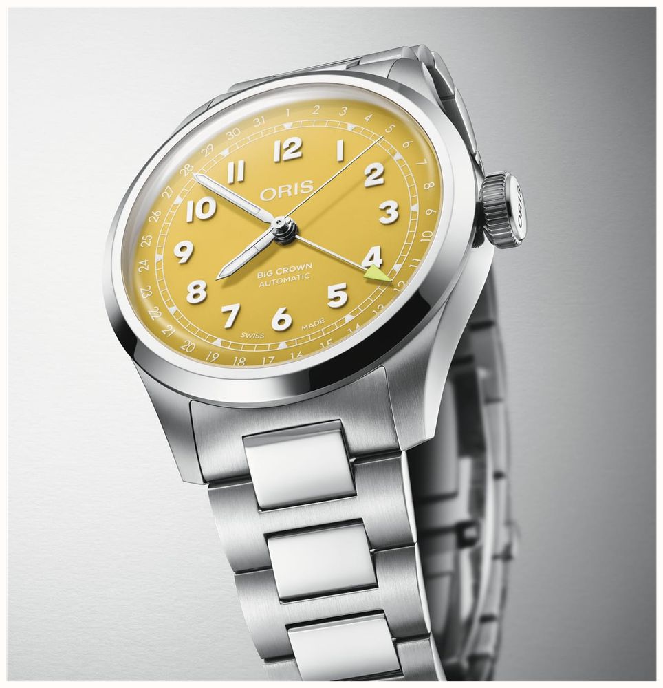 ORIS Big Crown Pointer Date Automatic (40mm) Yellow Dial / 01 754 7798 4069-07 8 20 06 - First ...