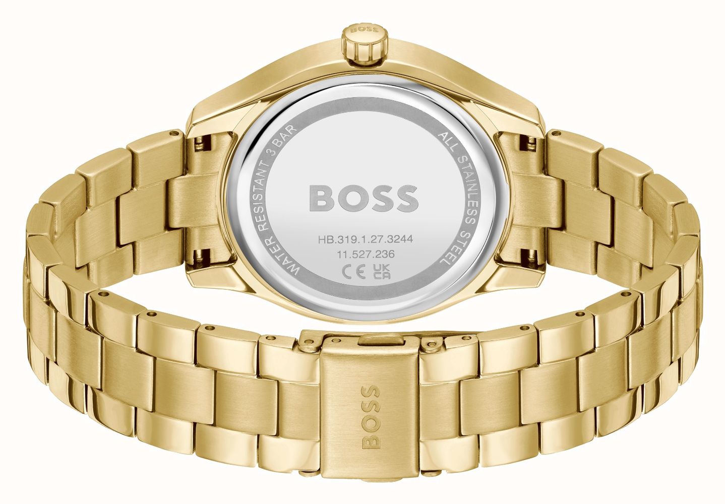 BOSS Women's Lida (38mm) Green Dial / Gold-Tone Stainless Steel ...