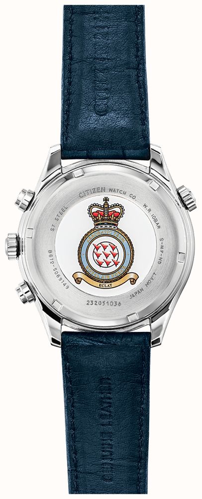 Citizen Red Arrows Chronograph Eco-Drive Blue Leather CA0081-01L ...