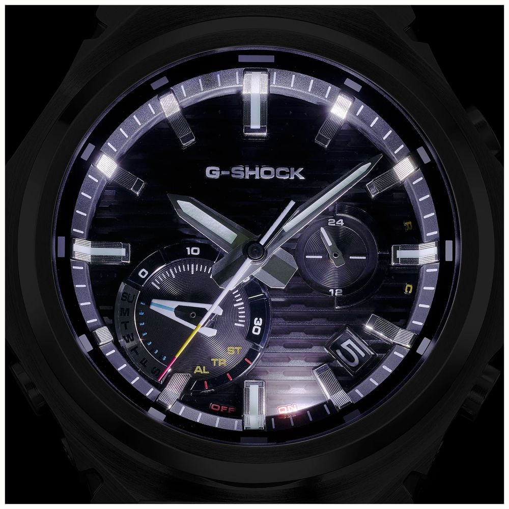 Casio G-Shock G-Steel GST-B1000 Series (44.2mm) Black 'Brick Pattern ...