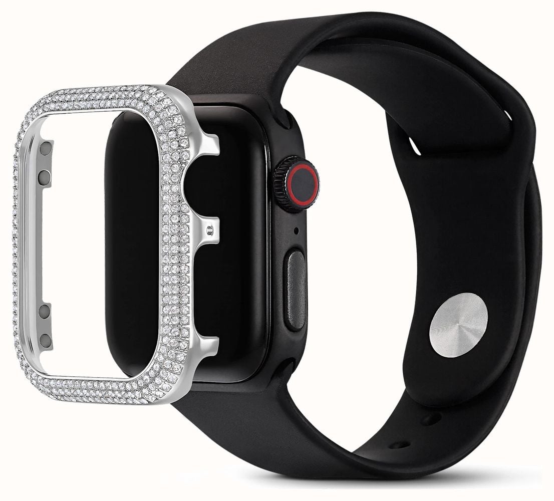 Swarovski Sparkling Case - Silver - 40mm (Apple Watch® Series 4 & 5 ...