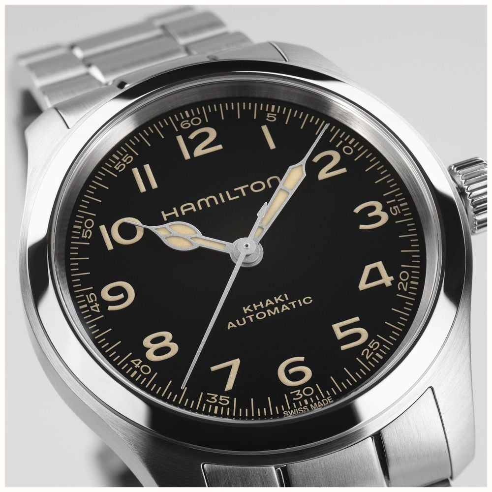 Hamilton Khaki Field Murph Automatic (38mm) Black Dial / Stainless ...