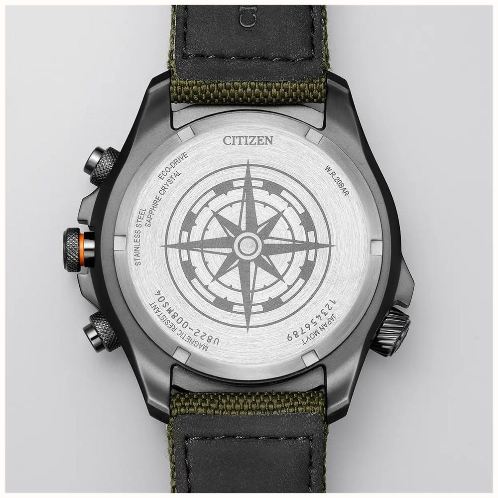 Citizen Promaster Land Combination World Timer (44mm) Green Dial ...