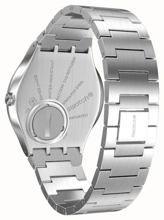 Swatch SKIN SUIT BLUE (42mm) Blue Dial / Stainless Steel Adjustable ...
