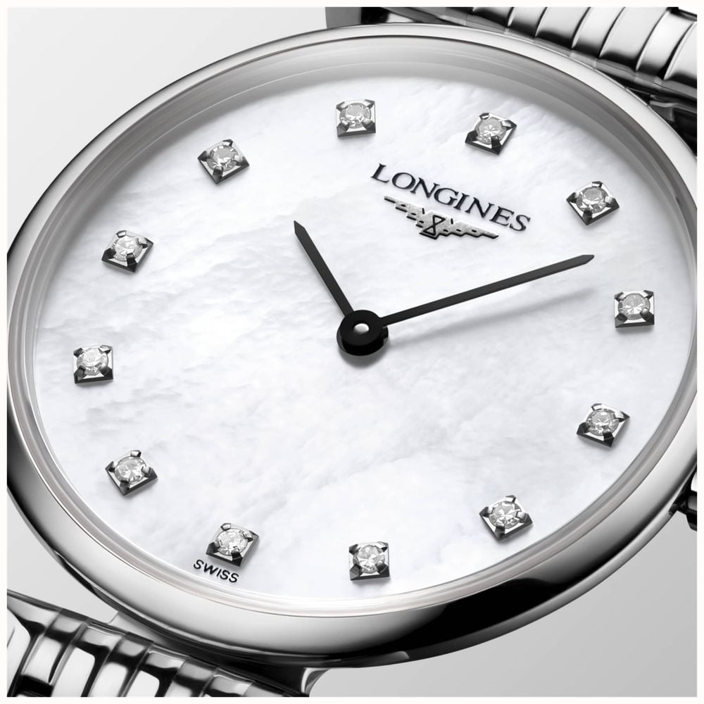 LONGINES La Grande Classique De Longines Diamond (24mm) Mother Of Pearl ...