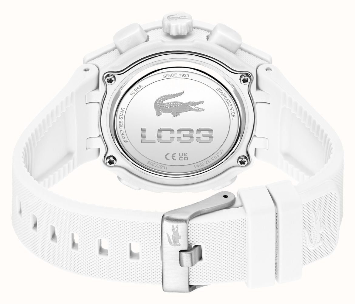 Lacoste LC33 Dual-Display Multifunction (40mm) Rose-Gold Sunray Dial ...