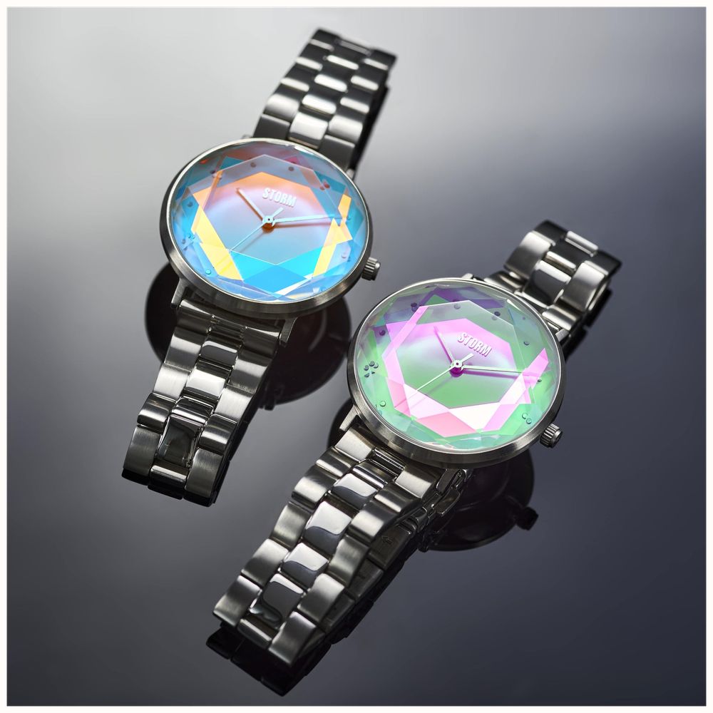 STORM Women's Elexi Ice (33mm) Green Dial / Stainless Steel Bracelet ...