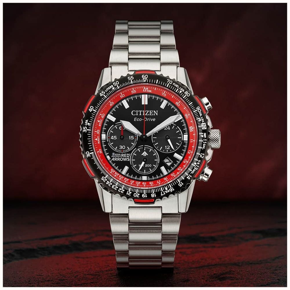 Citizen Eco-Drive Red Arrows Promaster Air Navihawk (40mm) Black & Red ...