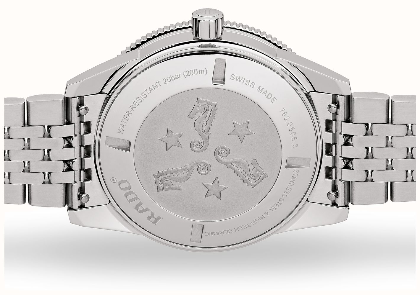 RADO Captain Cook Automatic (42mm) Green Dial / 5-Link Stainless Steel ...