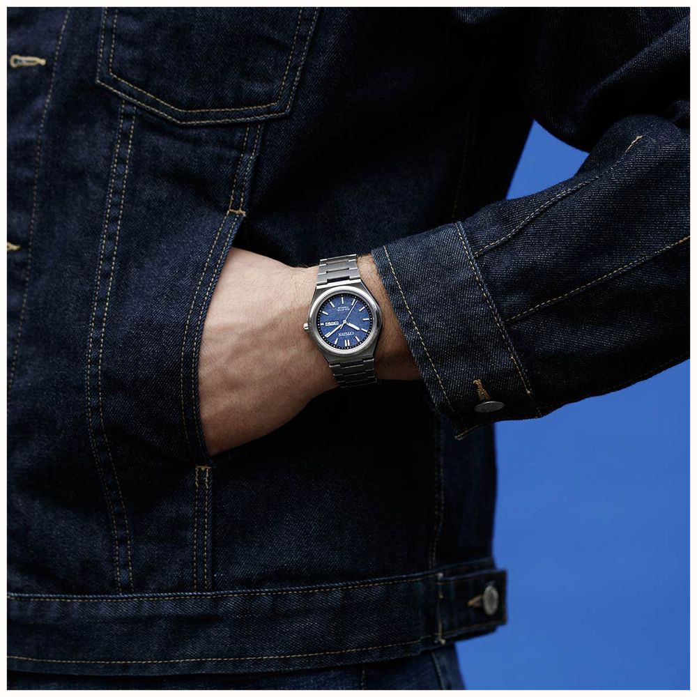Citizen Zenshin Super Titanium (39mm) Textured Blue Dial / Super ...