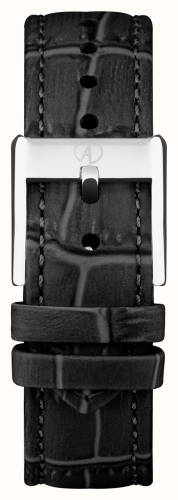 Accurist Rectangle Womens | White Dial| Black Leather Strap 71001 ...