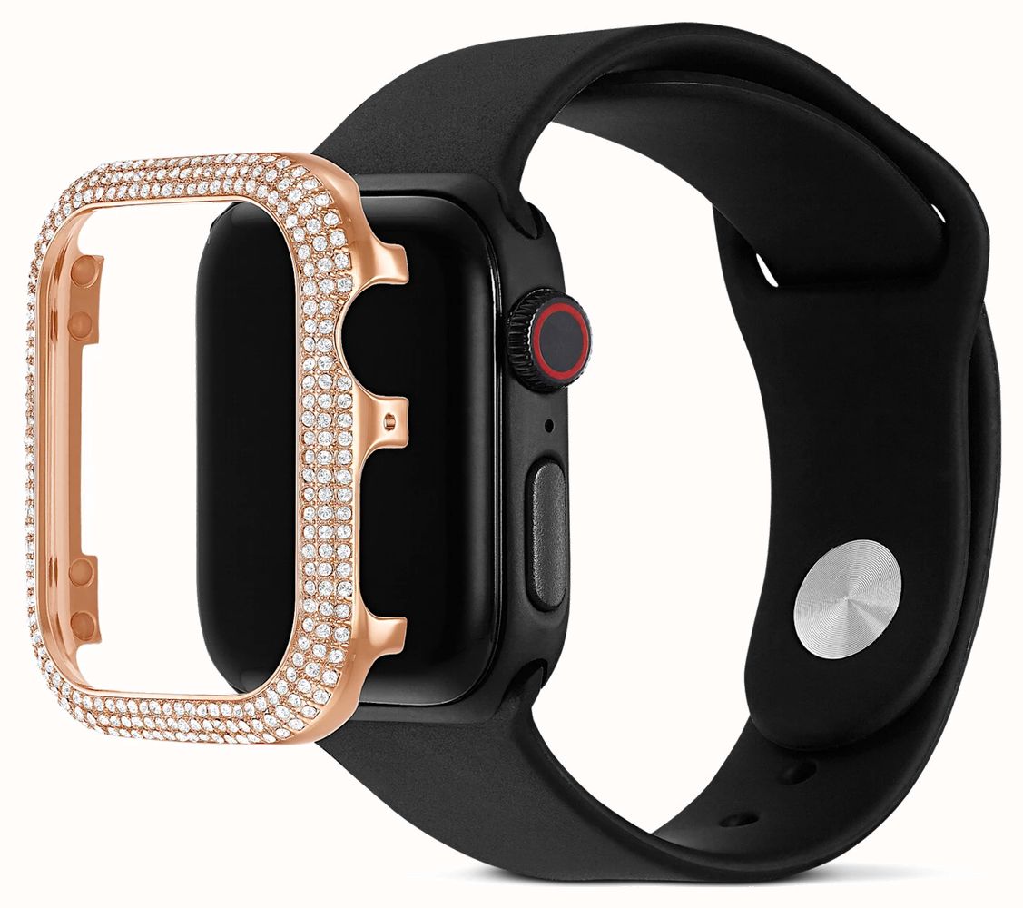 Swarovski Sparkling Case - Rose Gold - 40mm (Apple Watch® Series 4 & 5 ...