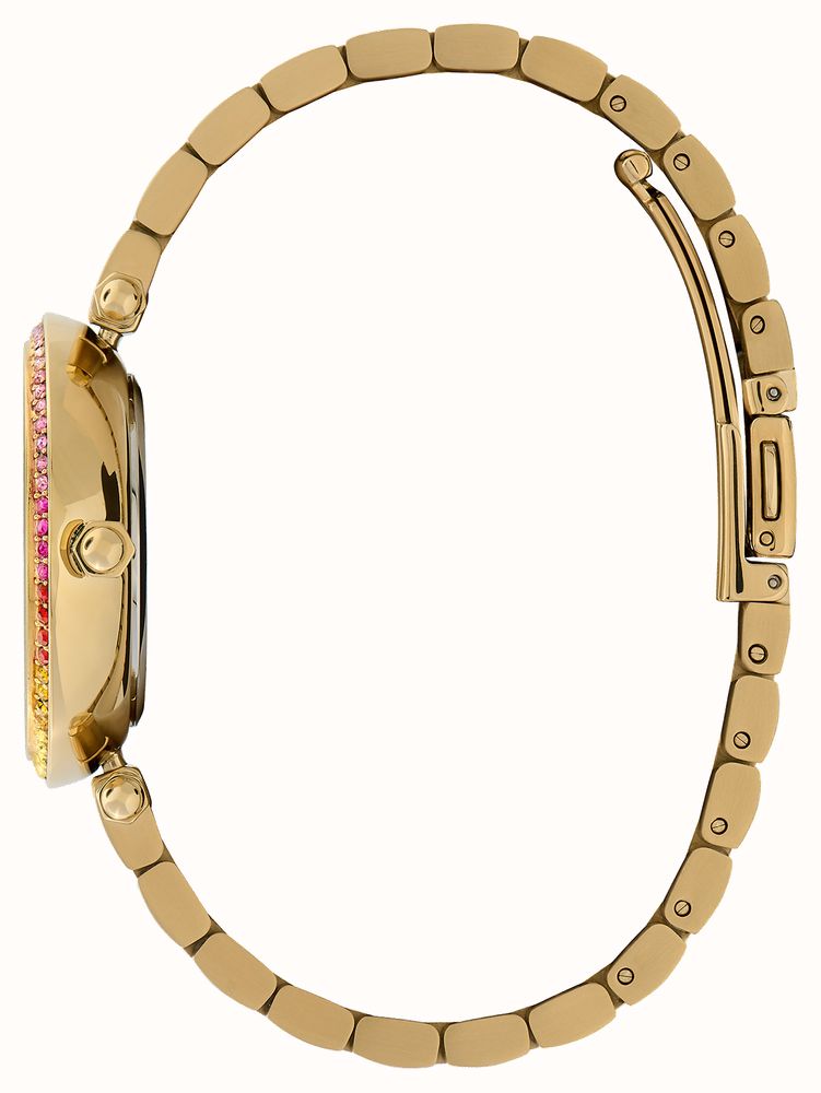 Olivia Burton Kaleido Bloom Rainbow Crystal Dial / Gold-Tone Stainless ...