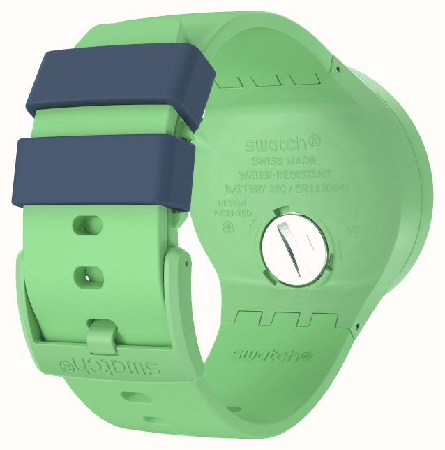 Swatch Big Bold FRESH SQUEEZE Matt Green Watch SB01G101 - First Class ...