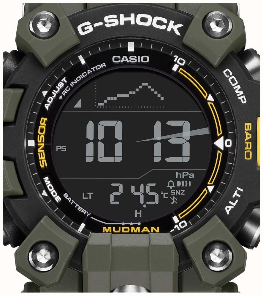 Casio G-Shock Mudman GW-9500 Tough Solar - Military Green GW-9500-3ER ...