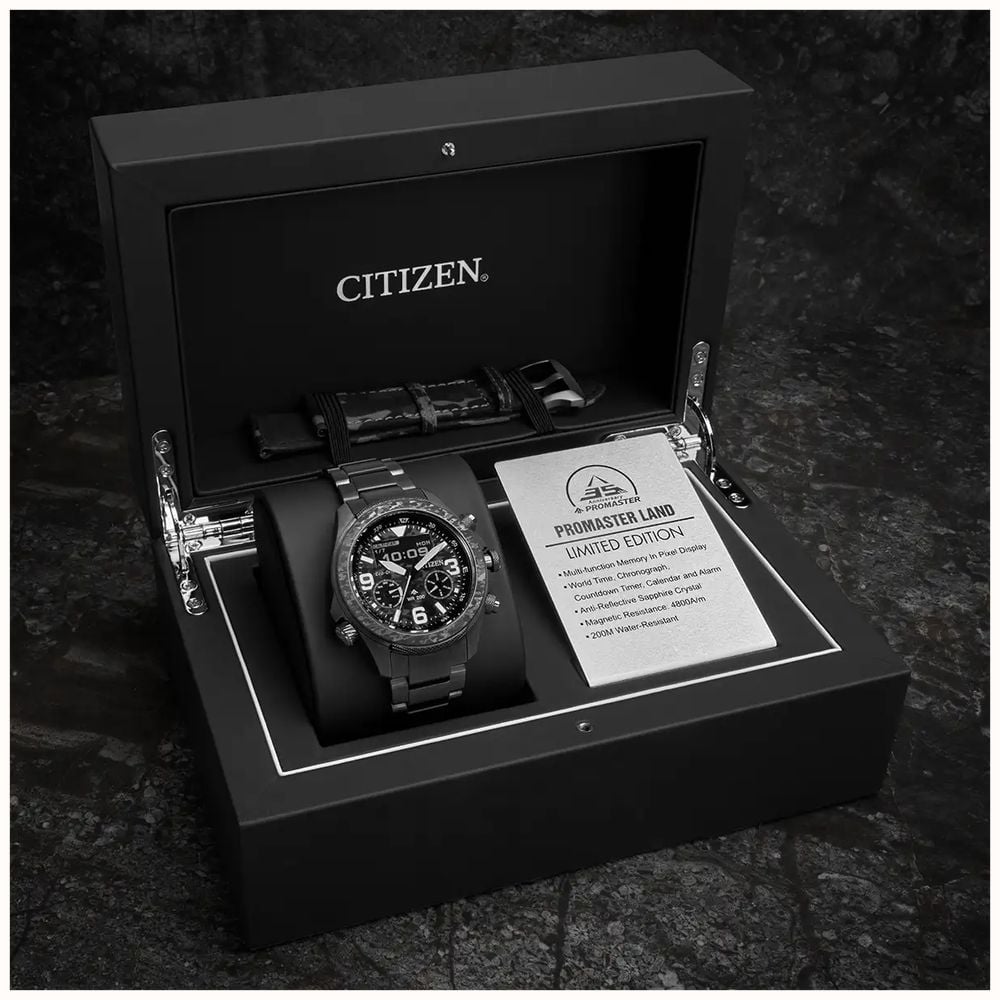 Citizen Promaster Land Combination World Timer Limited Edition (44mm ...