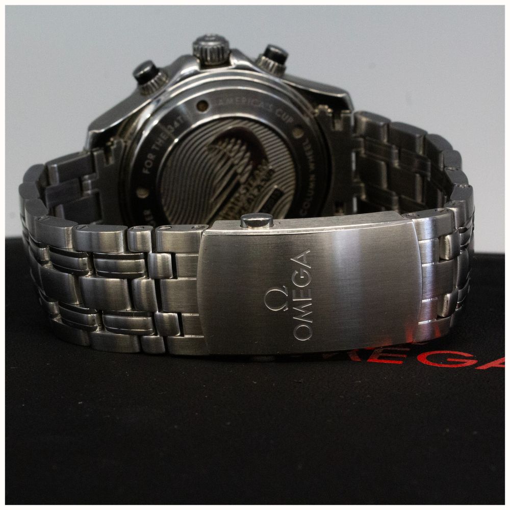 Pre-owned OMEGA Seamaster Diver ETNZ Limited Edition (44mm) Black Dial ...