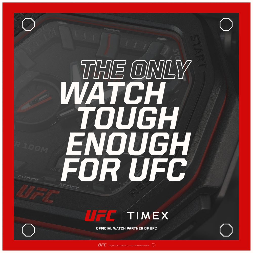 Timex x UFC Colossus Black Dial / Black Resin TW2V55200 - First Class ...