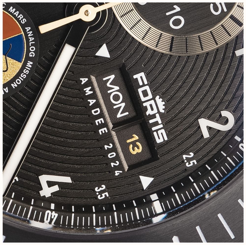FORTIS Novonaut N-42 AMADEE-24 Limited Edition (42mm) Black Dial / Titanium Block F2040016 ...