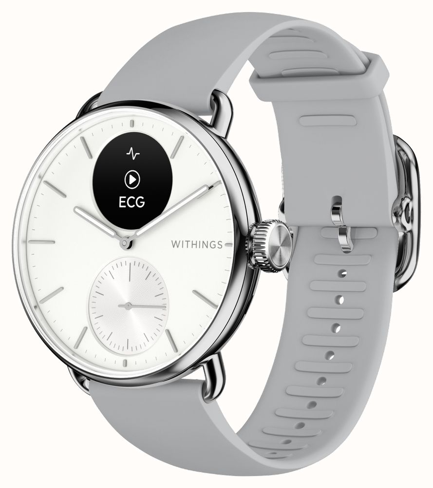 Withings ScanWatch 2 Hybrid Smartwatch With ECG 38mm White Hybrid Withings ScanWatch 2 Hybrid Smartwatch With ECG 38mm White Hybrid