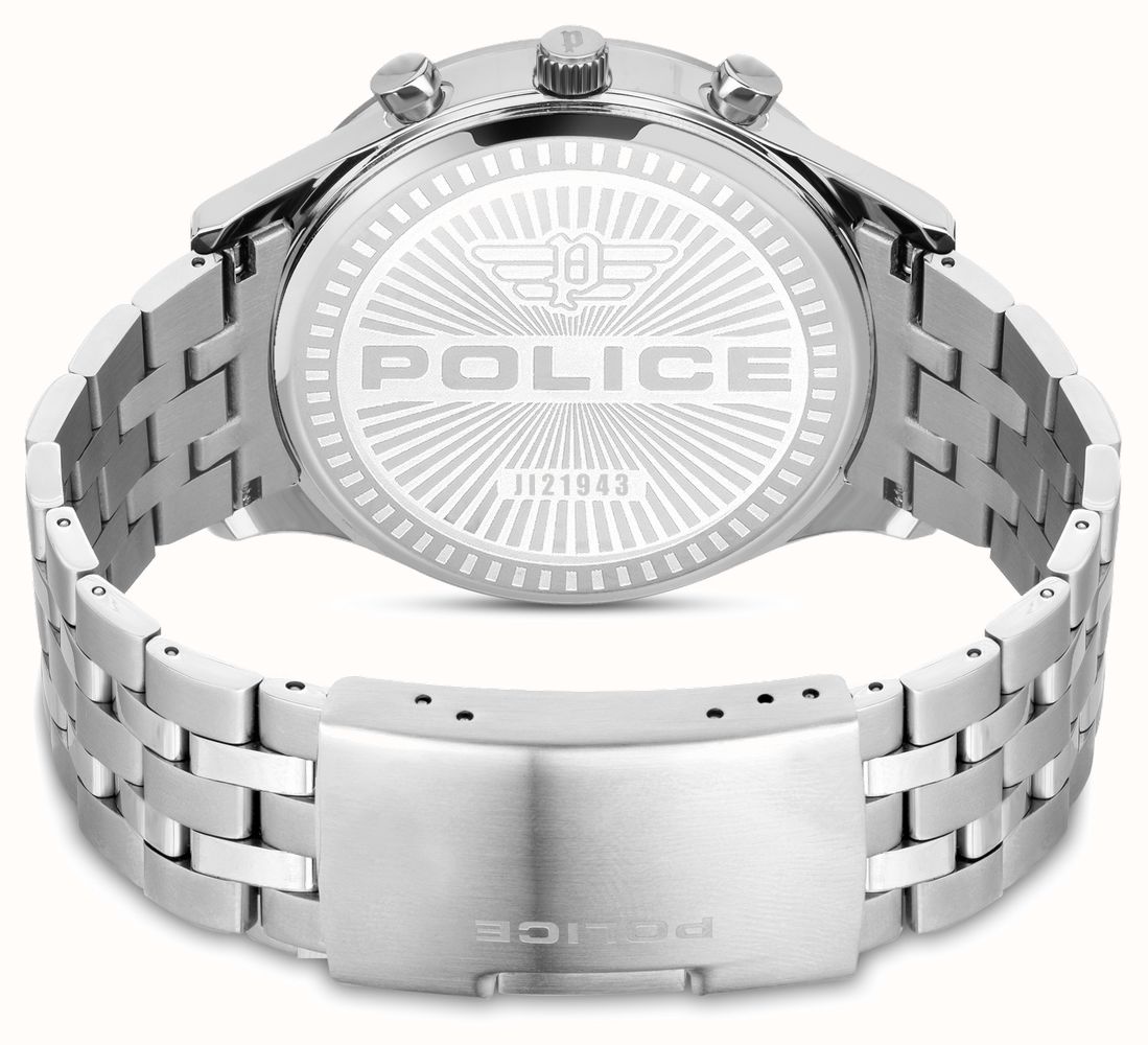 Police CAGE Quartz Multifunction (44mm) Blue Chronograph Dial ...