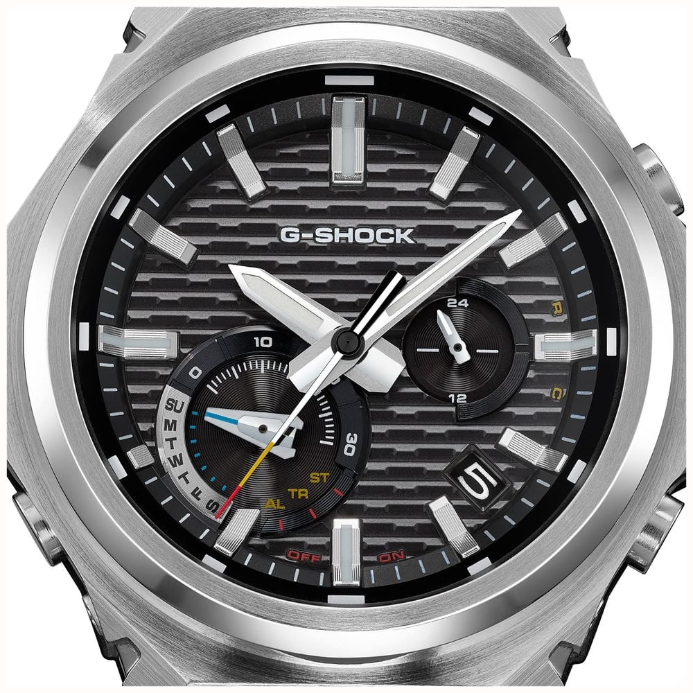 Casio G-Shock G-Steel GST-B1000 Series (44.2mm) Black 'Brick Pattern ...