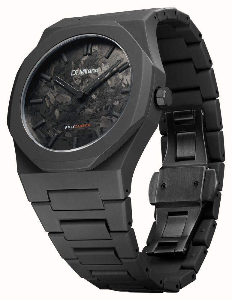 D1 Milano Polycarbon Carbonium (40.5mm) Carbon Fiber Dial / Black ...