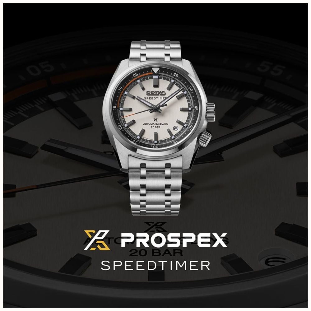 Seiko Prospex Speedtimer 6R ‘Compact Countdown’ In Grey-White Contrast ...