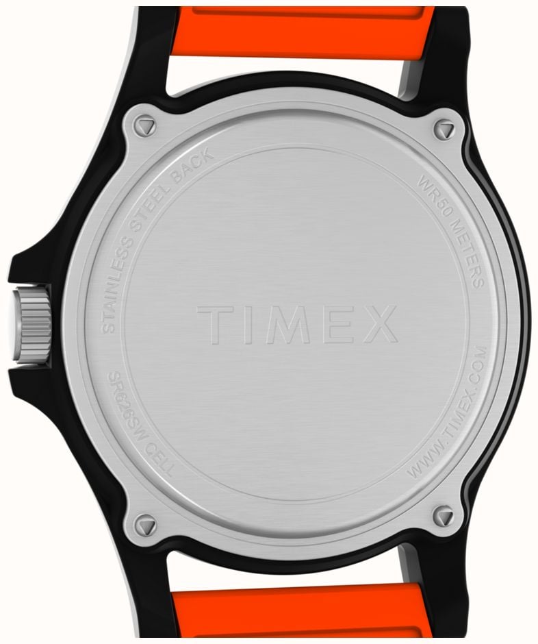 Timex Main Street NASA Artemis (40mm) White Dial / Orange Silicone ...