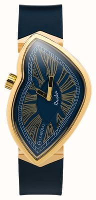 Exaequo Melting Watch Classic PVD Yellow Gold Corsivo Numbers "One Of ...