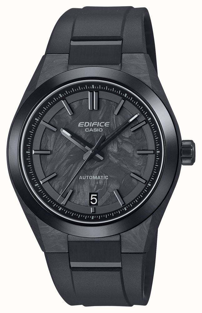 Casio Edifice EFK-100 Series Mechanical (40mm) Forged Carbon Dial ...