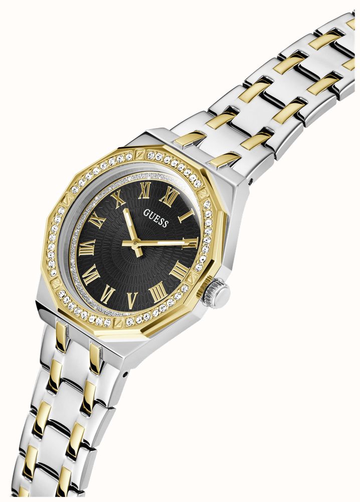 Guess Women's DESIRE (36mm) Black Dial / Two-Tone Stainless Steel ...