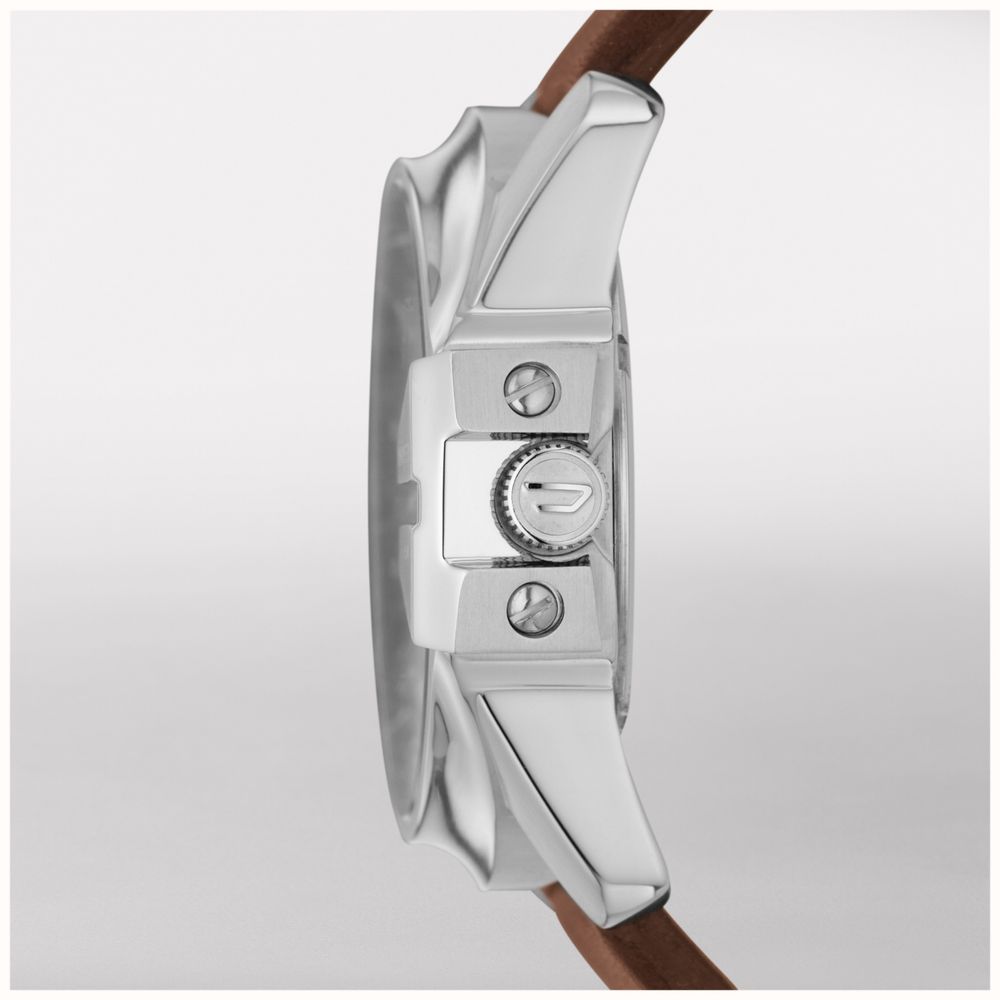 Diesel Men's Brown Leather Strap Watch DZ1206 - First Class Watches™