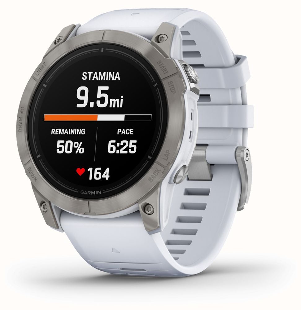 Garmin EPIX PRO Gen 2 (51mm) Sapphire Titanium With Whitestone Band 010 ...