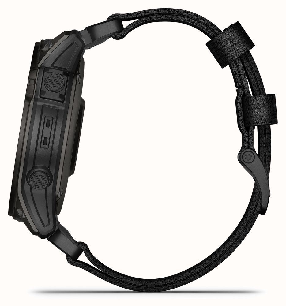 Garmin Tactix 7 AMOLED Edition Black Nylon Silicone Strap 010-02931-01 ...