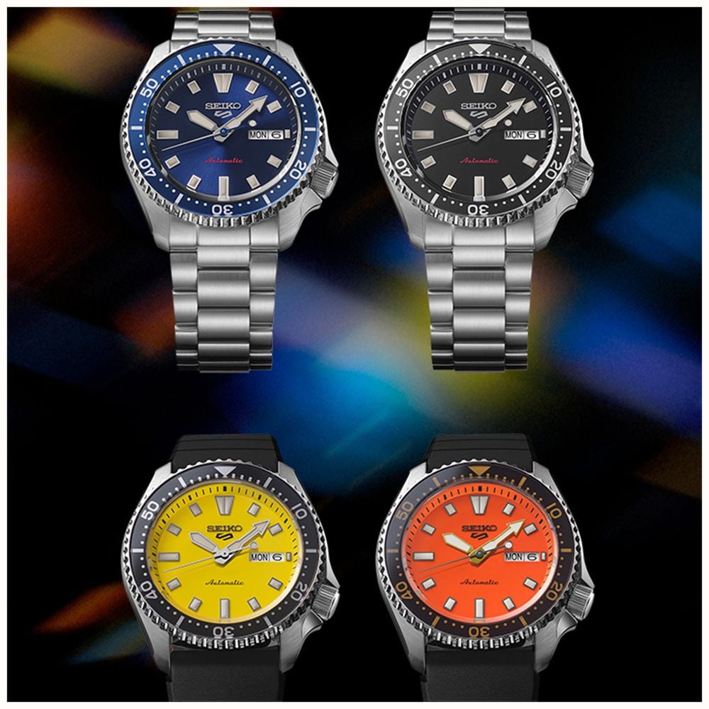 Seiko 5 Sports SKX Redux Automatic (42.5mm) Kuro Black Dial / Stainless ...