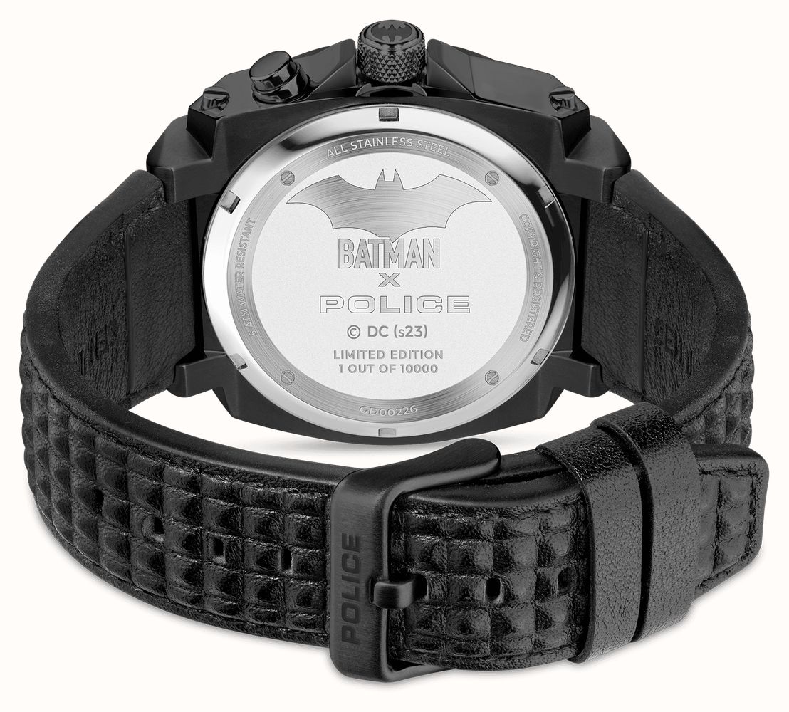 Police Forever Batman Limited Edition (45mm) Charcoal Dial / Black ...