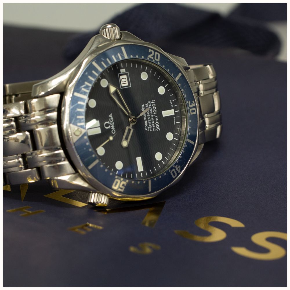 Pre-owned Omega Seamaster Professional Chronometer 1999 (42mm) Blue ...